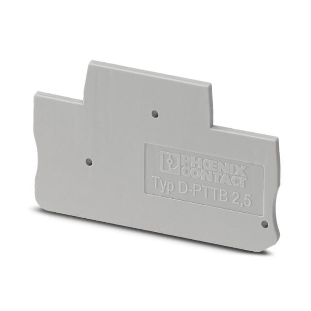 フエニックス・コンタクト D-PTTB 2.5（3211634）終端板 奥行き39.6 mm 幅2.2 mm 高さ68 mm 灰色 : FA ...