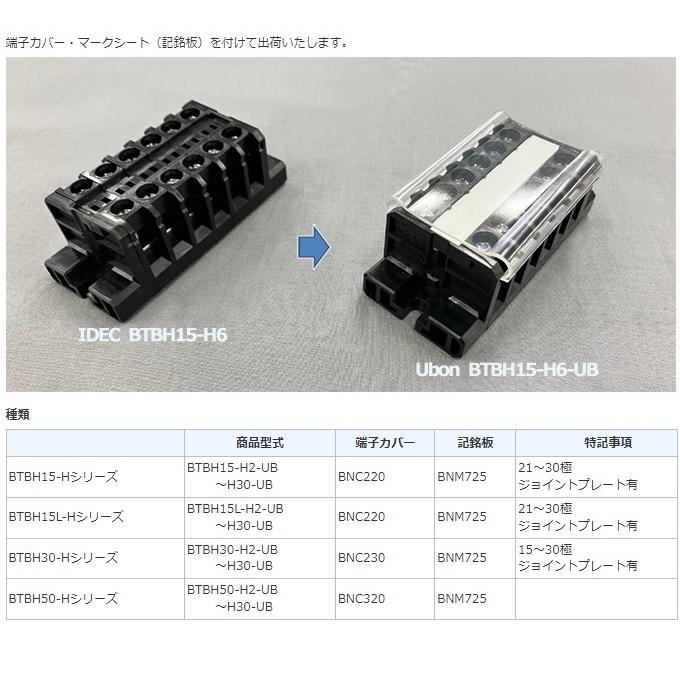 ユーボン BTBH50-H4-UB（4極）端子台 70Aタイプ、M5ネジ、端子間ピッチ15.5mm : FA-Ubon Yahoo!店 - 通販 - Yahoo!ショッピング