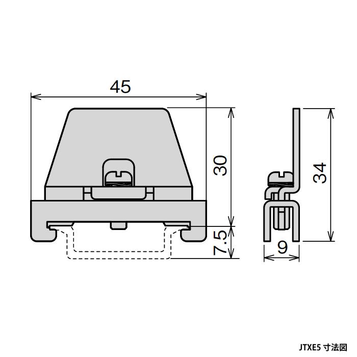 オータックス（KASUGA） JTXE 5 （100個入）IEC35mm幅用 ストッパー : FA-Ubon Yahoo!店 - 通販 - Yahoo!ショッピング