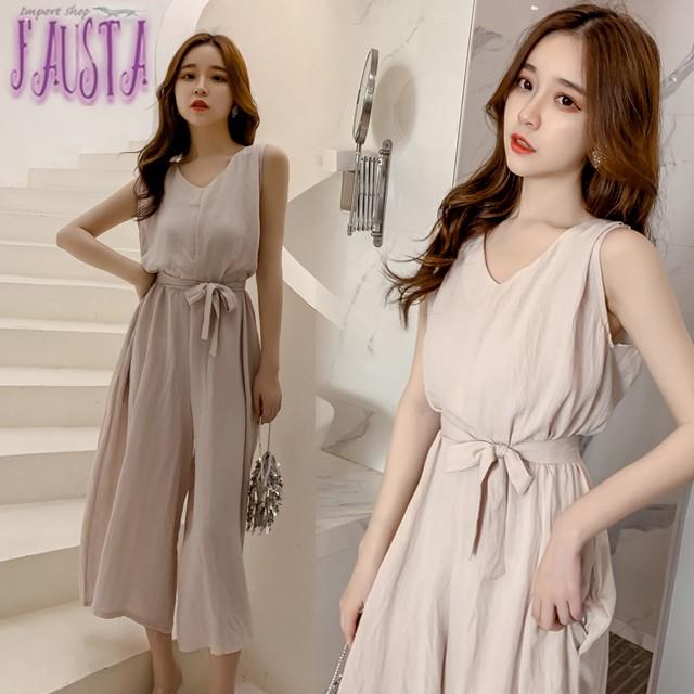 リネン オールインワン レディース おしゃれ マタニティ 服 安い サロペット ワンピース ゆったり ワイドパンツ 麻 産前産後 M095-10 :m095-10:Fausta-Belinda ...