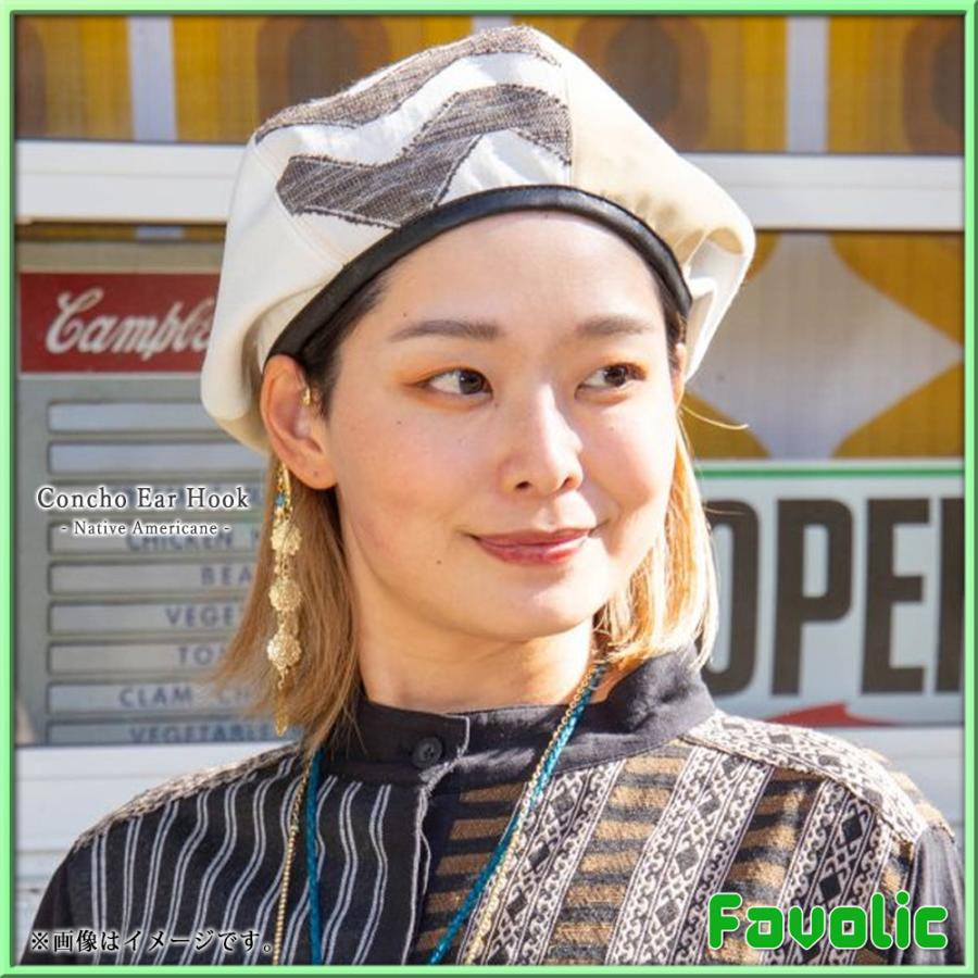 イヤーフック イヤーカフ コンチョ ネイティブ アメリカン エスニック ヒッピー アジアン イヤリング アクセサリー 民族 amina チャイハネ Favolic : FavolicGT ...