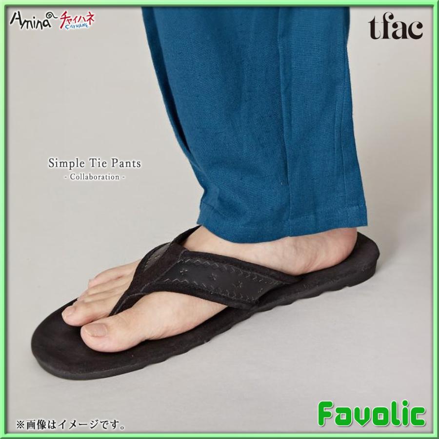 Amina×TFAC コラボ タイパンツ 綿麻 エスニック 男女兼用 メンズ 東京服飾専門学校 アジアン ヒッピー ボヘミアン 民族 amina チャイハネ Favolic ...
