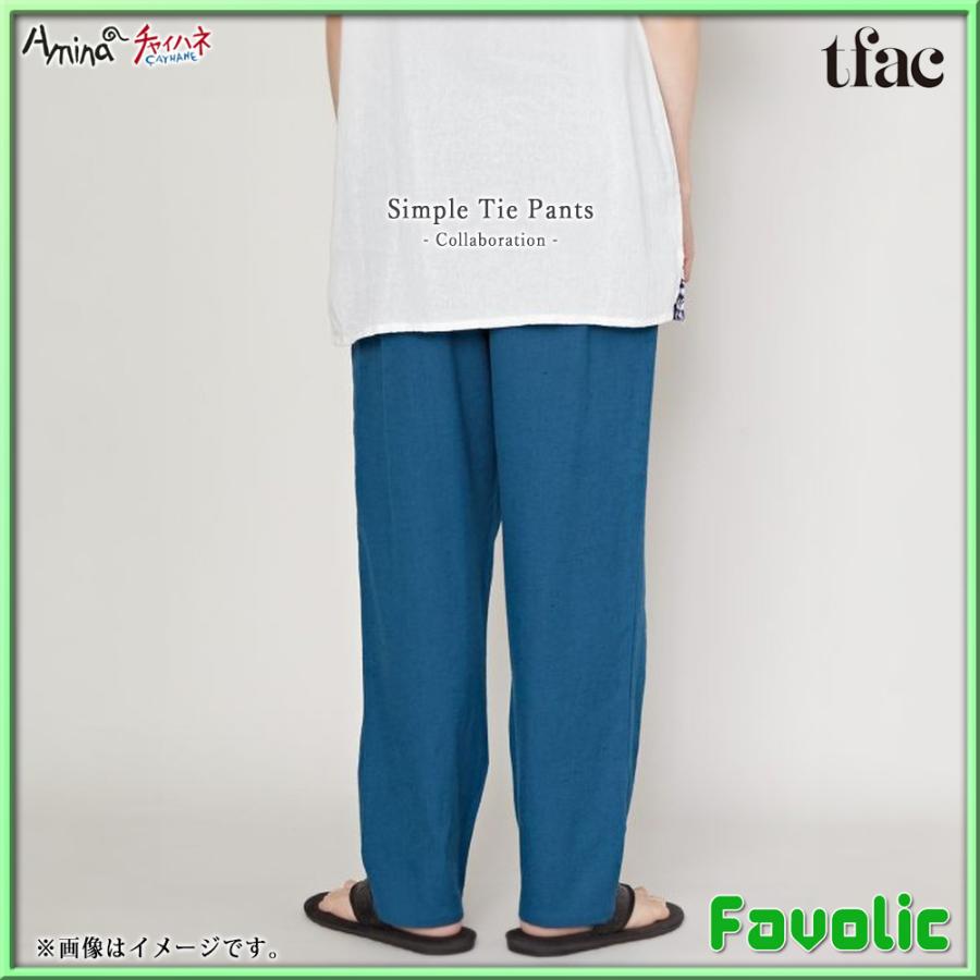 Amina×TFAC コラボ タイパンツ 綿麻 エスニック 男女兼用 メンズ 東京服飾専門学校 アジアン ヒッピー ボヘミアン 民族 amina チャイハネ Favolic ...