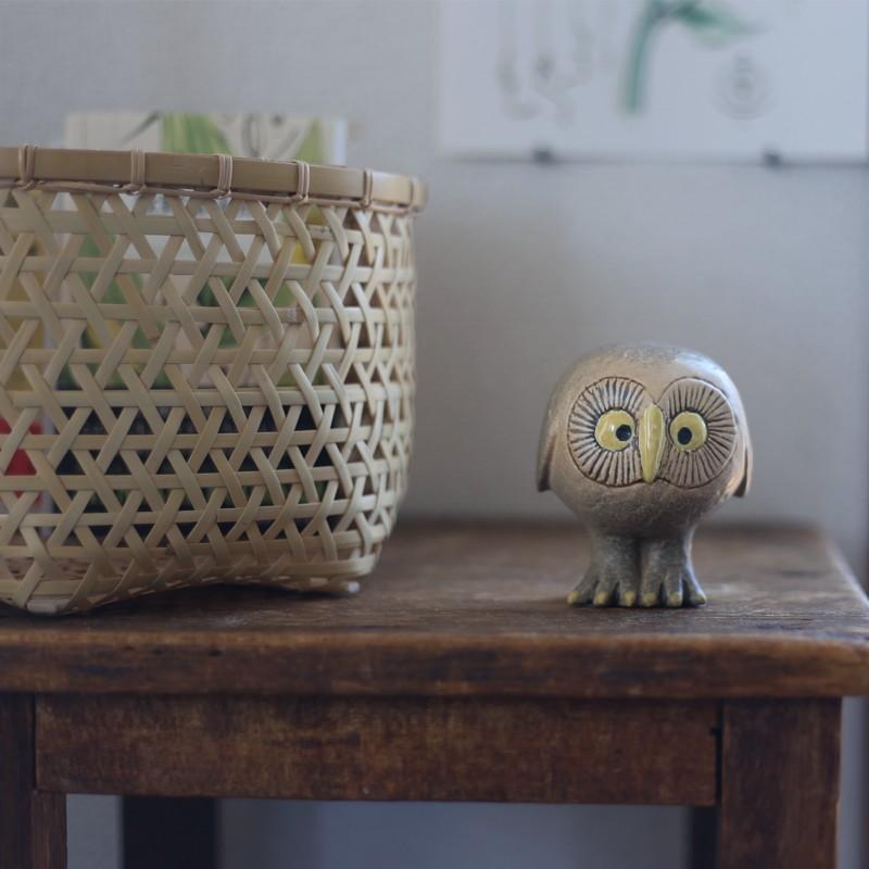 Lisa Larson(リサラーソン) OWL（S）ふくろう オブジェ : FAVOR - 通販 - Yahoo!ショッピング