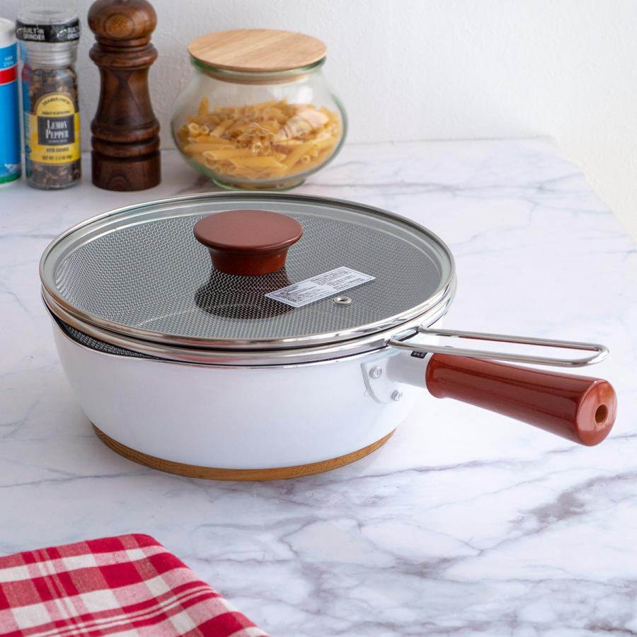 和平フレイズ \P10倍 〜8/18 09:59／ マルチパン 24cm フライパン トゥーメイ ドルチェ ToMay dolce ガラス蓋付き ざる付き 3.2L 深型 直火 IH対応 ...