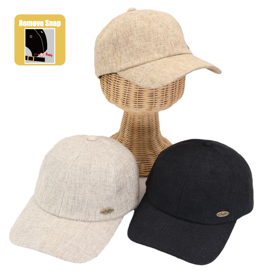 connect フェイクリネンメタルプレートキャップ 帽子 メンズ ユニセックス レディース帽子 キャップ リネン プレート 春夏 : 帽子 ...