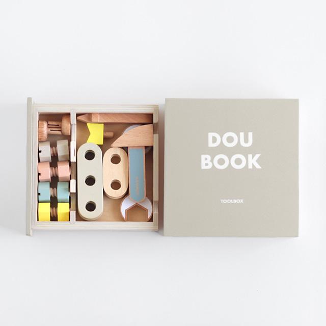 dou? Dou book tool box #012-D(おもちゃ 木製 男の子 女の子 誕生日 クリスマス プレゼント 3歳 木のおもちゃ ...