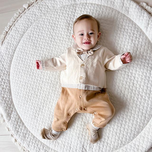 mocmof おめかしフォーマル カバーオール 600-554100(ベビー服 フォーマル 男の子 ロンパース おしゃれ 70 80 ベビー ...