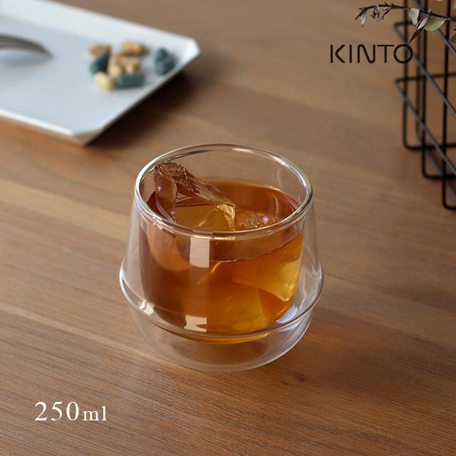 KINTO キントー KRONOS ダブルウォール ワイングラス 250ml 23108(ダブルウォールグラス コーヒーカップ タンブラー おしゃれ 耐熱 グラス コーヒー 麦茶 ...
