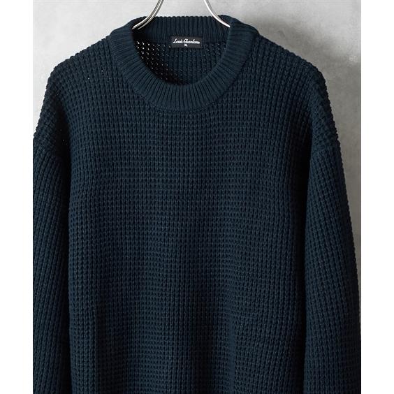 ニッセン トップス セーター ワッフル編み 長袖 クルーネック 2L-5L 大きいサイズ メンズ nissen : STYLE GEAR by ニッセン - 通販 - Yahoo!ショッピング