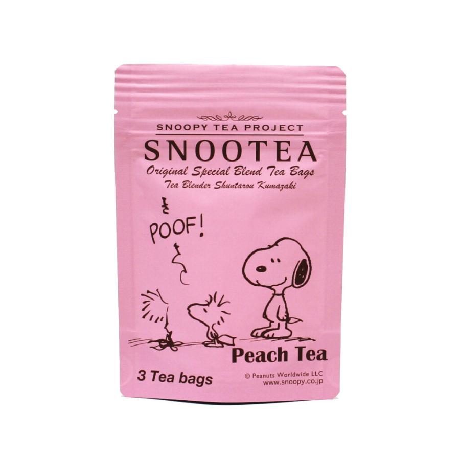 SNOOTEA(スヌーティー)プチパック/ピーチティー/SNOOPY TEA PROJECT(スヌーピー ティー プロジェクト)/ティーバッグ ...