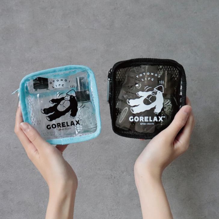 ミニポーチ カラビナ付き 小物入れ ごリラックス GORELAX 小さめ サウナ サ活 銭湯 温泉 風呂 ゴリラ キャラクター かわいい メッシュ クリア : FES - 通販 - Yahoo ...