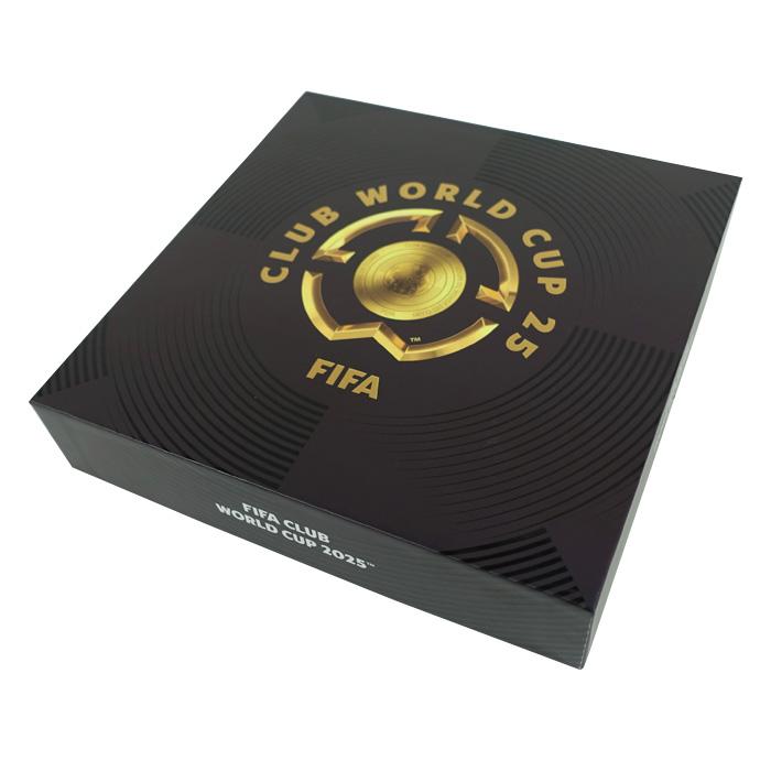 FIFA クラブワールドカップ 2025 オフィシャル レプリカ トロフィー 120mm (ゴールド)アクリルフレーム入り(FCWC25-TR ...