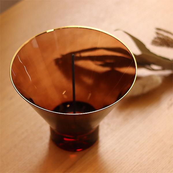 エレクトロラックス HAZEL ALLE A TE DUSKY AMBER CYLINDER（お香立て 線香立て ガラス おしゃれ かわいい ...