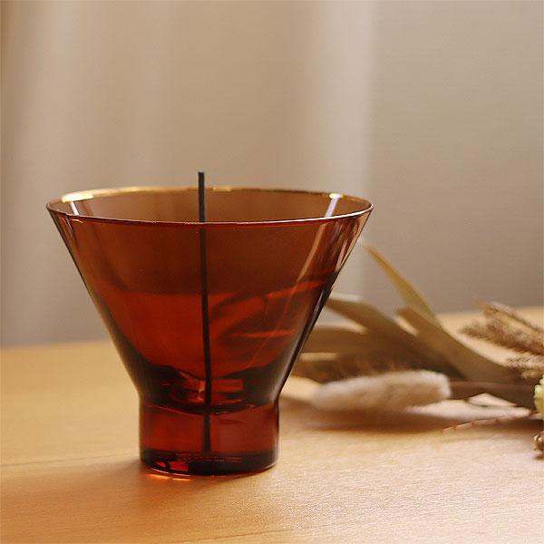 エレクトロラックス HAZEL ALLE A TE DUSKY AMBER CYLINDER（お香立て 線香立て ガラス おしゃれ かわいい ...