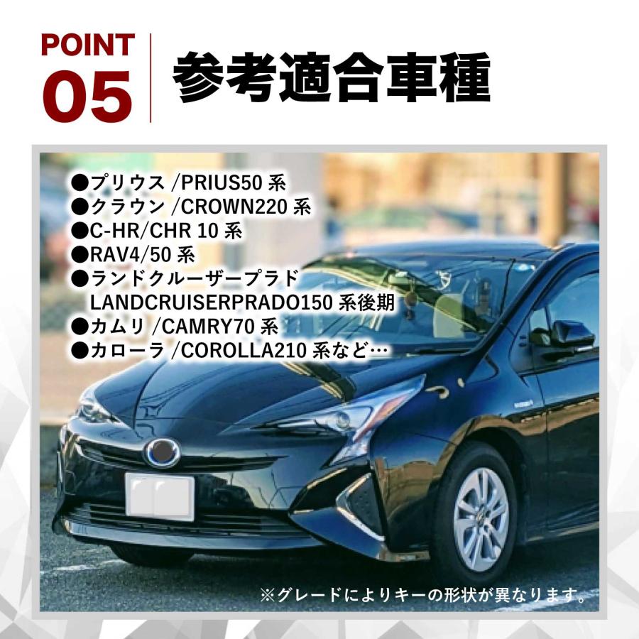 プリウス キーケース 新型 RAV4 50系 アクア クラウン 220系 プリウスPHV C-HR カローラツーリング カムリ 70系 カローラスポーツ プラド 150系 : FCSHOP ...