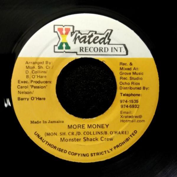 EPレコード MONSTER SHACK CREW / MORE MONEY : レコード買取・販売 COCOBEAT - 通販 ...