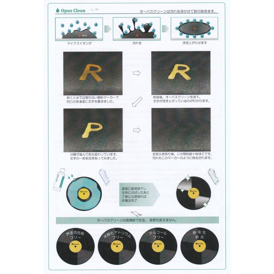 レコードクリーナー・スプレータイプ(OPUS CLEAN) 静電気除去、盤・人体にも優しい : レコード買取・販売 COCOBEAT - 通販 ...