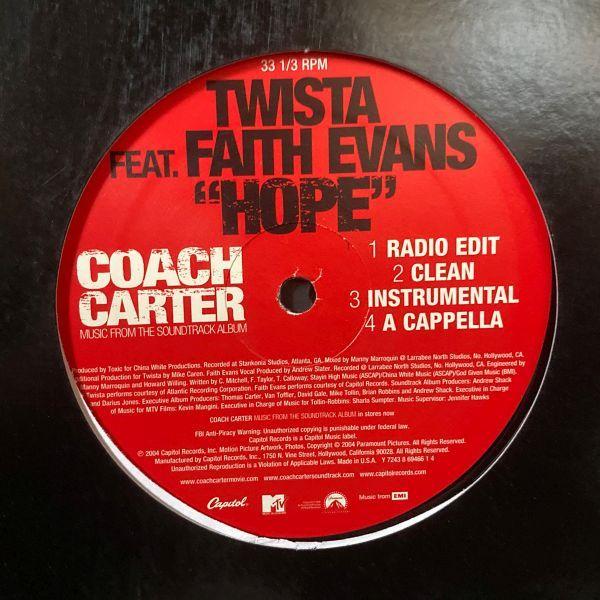 12inchレコード TWISTA / HOPE feat. FAITH EVANS : レコード買取・販売 COCOBEAT - 通販 ...