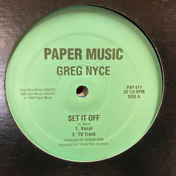 12inchレコード GREG NYCE / SET IT OFF : レコード買取・販売 COCOBEAT - 通販 - Yahoo!ショッピング