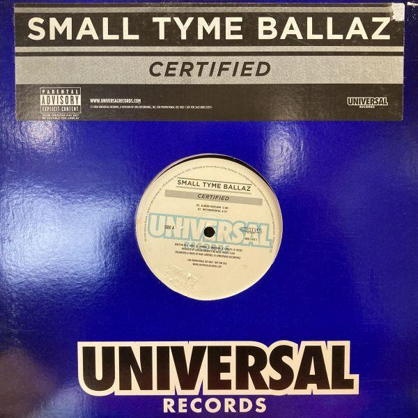 12inchレコード SMALL TYME BALLAZ / CERTIFIED : レコード買取・販売 COCOBEAT - 通販 ...