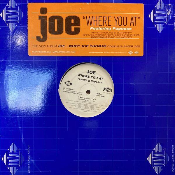 12inchレコード JOE / WHERE YOU AT feat. PAPOOSE : レコード買取・販売 COCOBEAT - 通販 ...