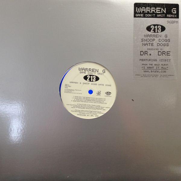 12inchレコード WARREN G / GAME DONT WAIT REMIX feat. SNOOP DOGG & NATE : レコード買取・販売 COCOBEAT - 通販 ...