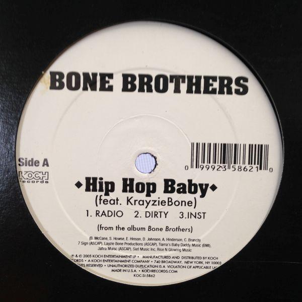12inchレコード BONE BROTHERS / HIP HOP BABY feat. KRAZIE BONE : レコード買取・販売 COCOBEAT - 通販 - Yahoo!ショッピング