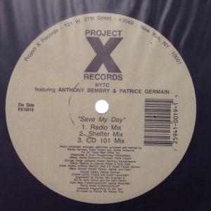 12inchレコード NYTC / SAVE MY DAY feat. ANTHONY BEMBRY & PATRICE GERMAIN ...