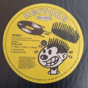 12inchレコード AKEMA / SO IN LOVE : 230412675 : レコード買取・販売 COCOBEAT - 通販 ...