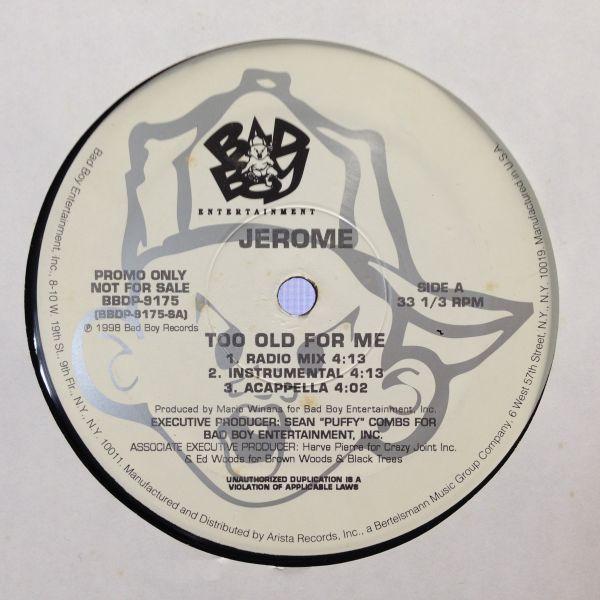 12inchレコード JEROME / TOO OLD FOR ME : レコード買取・販売 COCOBEAT - 通販 - Yahoo!ショッピング