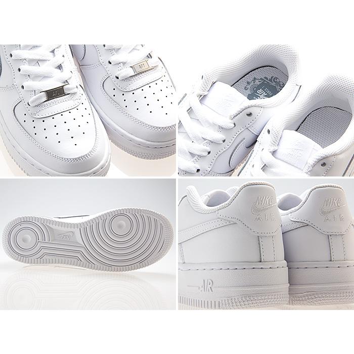 NIKE ナイキ AIR FORCE 1 LE GS エア フォース ロー レディース ガールズ WHITE/WHITE ホワイト 白 ...