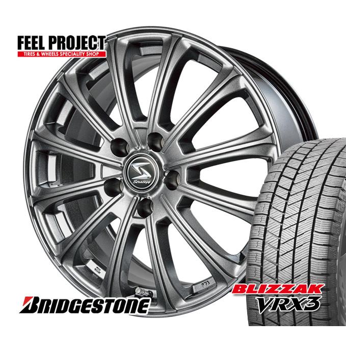 ブリザック VRX3 ブリヂストン BRIDGESTONE 215/60R17 スタッドレス & アルミ 215/60-17 17インチ 4本セット : FEEL-PROJECT - 通販 ...