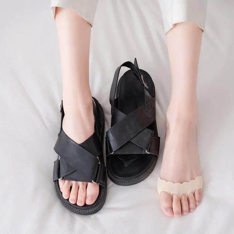 フットカバー 5本指 ソックス 4足セット 指先なし パッド付 靴下 五本指靴下 レディース つまさきソックス つま先靴下 インナーソックス 涼しい : Feliceショップ - 通販 ...