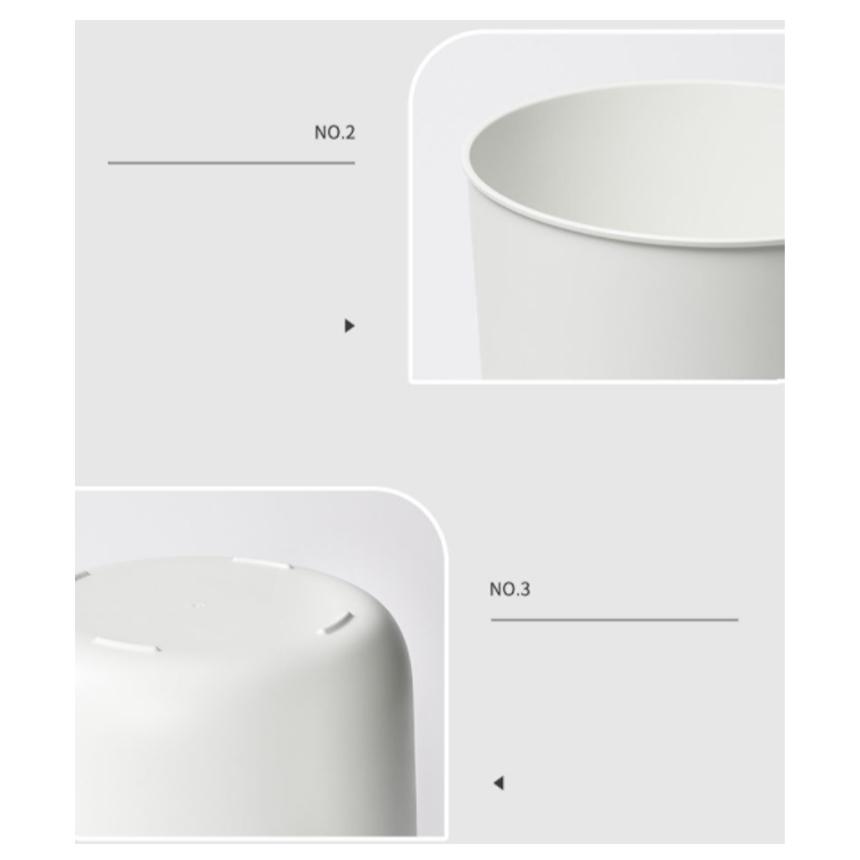 ゴミ箱 ダストボックス 収納 ビニール袋止めストッパー 丸型 ずれ防止 袋止め 袋固定 スリム ごみ箱 8L 12L 洗面所 キッチン トイレ 北欧 : Feliceショップ - 通販 ...