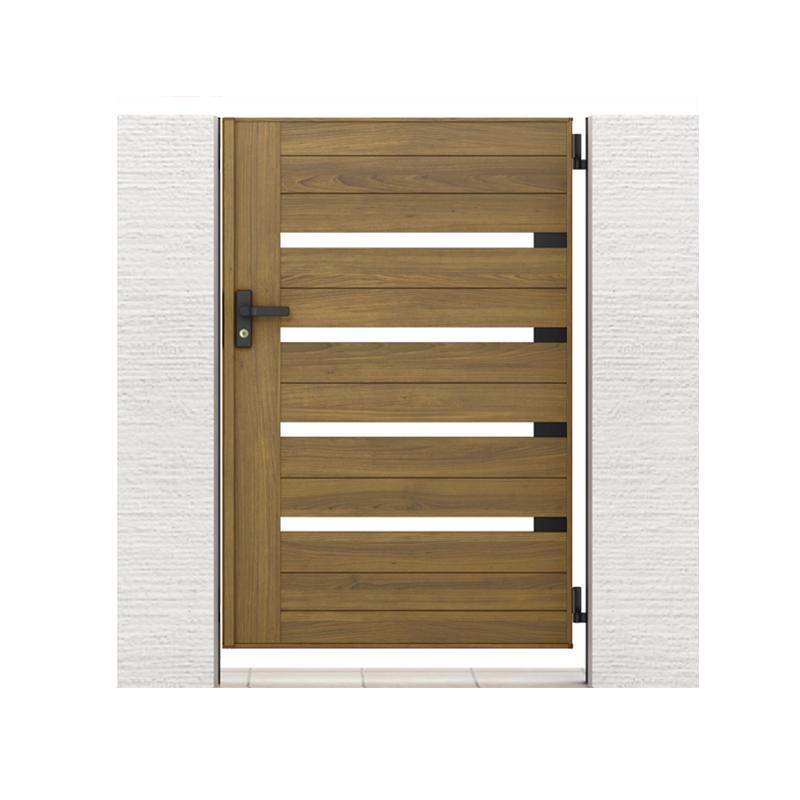 LIXIL 開き門扉AA YS1型(木調) 片開き 08-14 柱使用 ラッピング形材柱 扉1枚寸法 800×1400 シリンダーRD錠 : エクステリア・ガーデン Feliju - 通販 ...