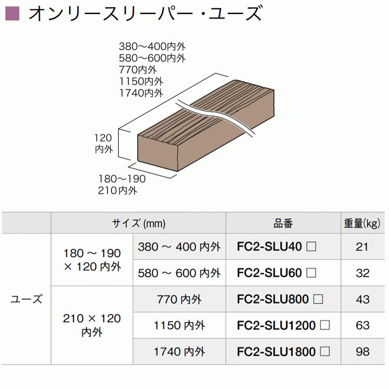オンリースリーパー ユーズ 210×120内外 1150内外 1本 OnlySleeper : oo14ose0015 : エクステリア・ガーデン Feliju - 通販 - Yahoo!ショッピング