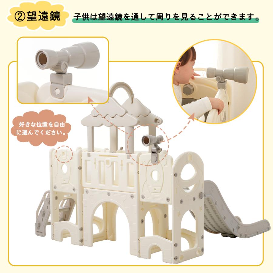 すべり台 9in1 キャッスル 大型遊具 すべりだい スライダー 室内 遊具 バスケットゴール お絵描きボード 収納 キッズ キッズパーク 子供 誕生日プレゼント : Feliz lar ...