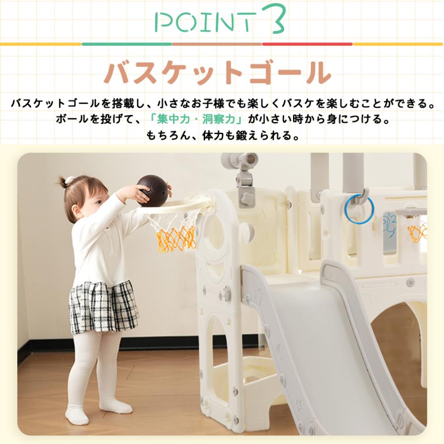 すべり台 9in1 キャッスル 大型遊具 すべりだい スライダー 室内 遊具 バスケットゴール お絵描きボード 収納 キッズ キッズパーク 子供 誕生日プレゼント : Feliz lar ...