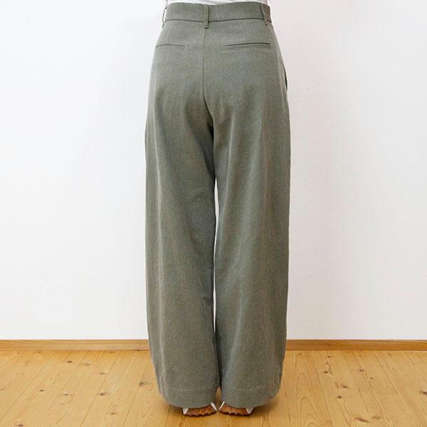 soeur SOEUR グリーンタックワイドパンツ : セレクトショップ ファム - 通販 - Yahoo!ショッピング