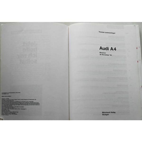 AUDI A4 Repair Manual :b6272:エフアンドエルカンパニー - 通販 - Yahoo!ショッピング