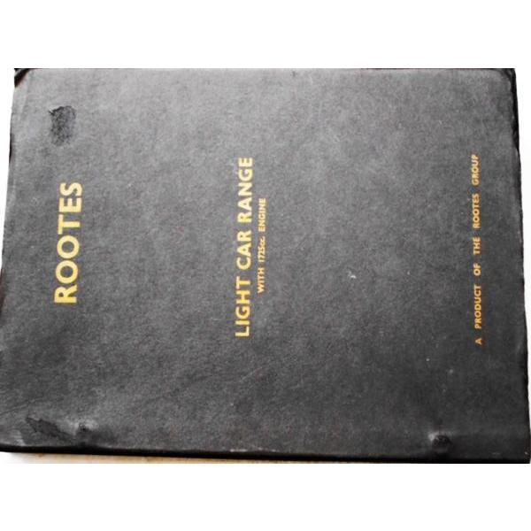 ROOTES ALL MODELS WITH 1725 ENGINE Workshop Manual : エフアンドエルカンパニー - 通販 ...