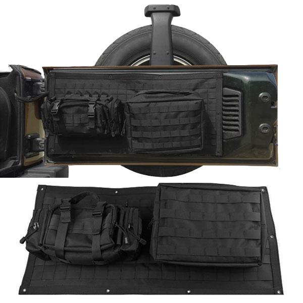 Jeep ラングラー JK JL 2007-2020年式 収納バッグ 収納用品 リア ドア ツール キット オーガナイザー JKJL ...