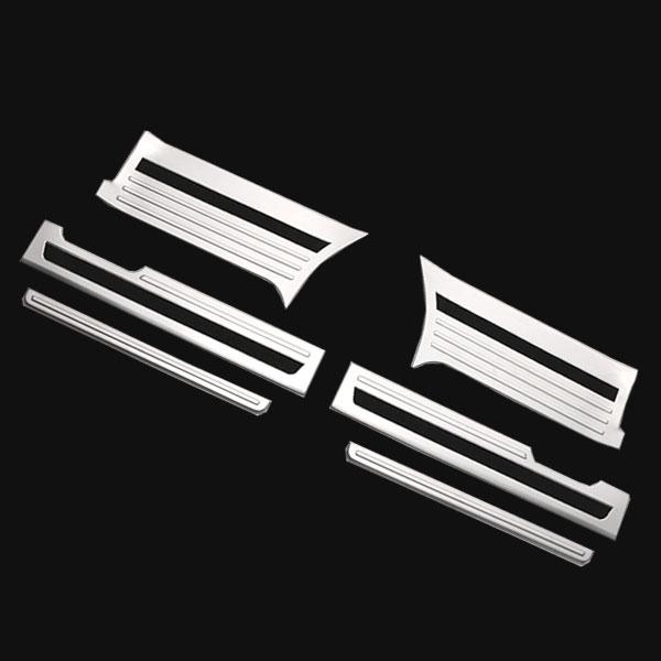 送料無料 スズキ スペーシア ギア MK53S 2019年~ ステップカバー スカッフプレート 内装 メッキ ステンレス カスタム ガーニッシュ : FF-carshop - 通販 ...