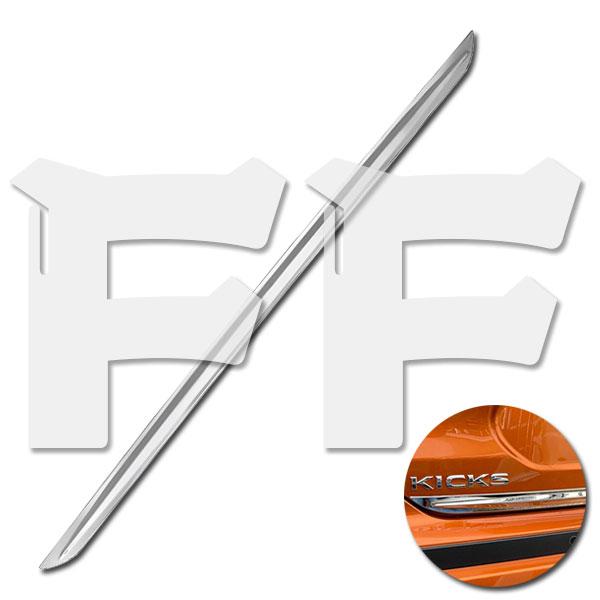日産 キックス KICKS P15 2020年6月~ リアゲートトリム バックドアアンダー ガーニッシュ メッキ ステンレス 鏡面 : FF ...