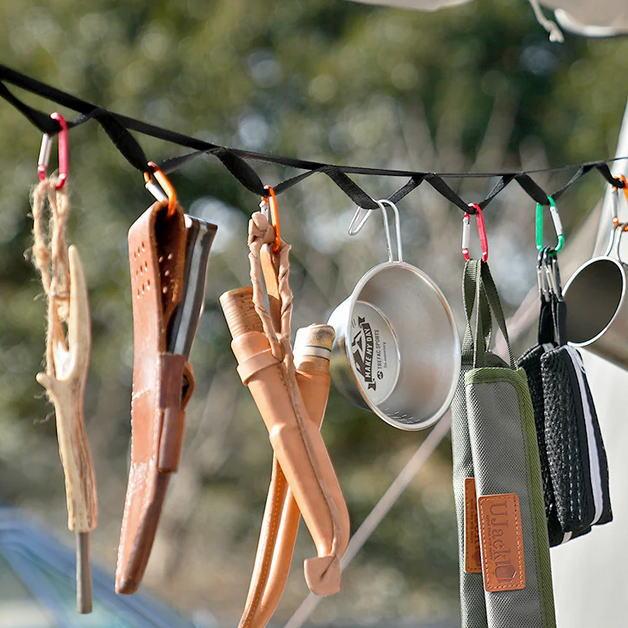 ユージャック ハンギングチェーン カラビナ10個付き デイジーチェーン UJACK アウトドア キャンプ キャンプグッズ アウトドア用品 ぶら下げ収納 : Ffactory Yahoo!店 ...