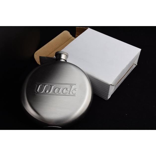UJACK ステンレススキットル 5oZ 147ml 丸型マットタイプ フラスク ヒップフラスコ 防災用 ユージャック バーベキュー キャンプ ソロキャン 焚火 : Ffactory ...