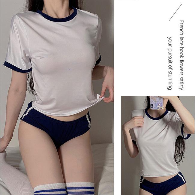 体操服 ブルマ Tシャツ セット コスプレ 部屋着 パーティー 体操着 半袖 上下 体育 レディース 運動 仮装 ネイビー 制服 かわいい 女装 : FFKOストア - 通販 - Yahoo ...