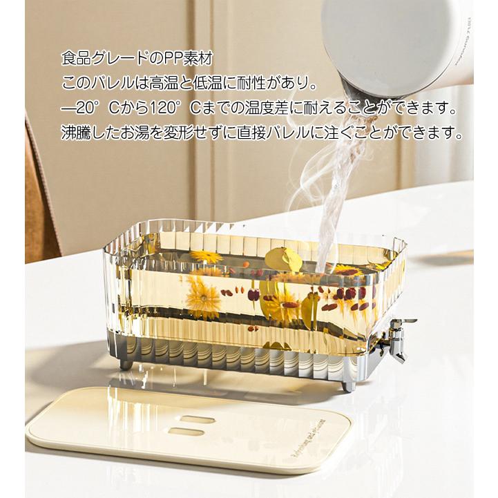 ＜2点購入2000円OFFクーポン＞冷水筒 耐熱 ピッチャー 横置き おしゃれ 麦茶ポット 洗いやすい 熱中症対策 家庭用 送料無料 蛇口付き 冷蔵庫ポット 3.5L 大容量 :fh ...