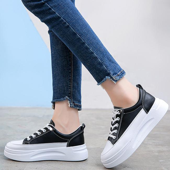 スニーカー レディース シューズ 春秋 4CMヒール 厚底 厚底スニーカー ランニングシューズ ウォーキ : FFKOストア - 通販 - Yahoo!ショッピング